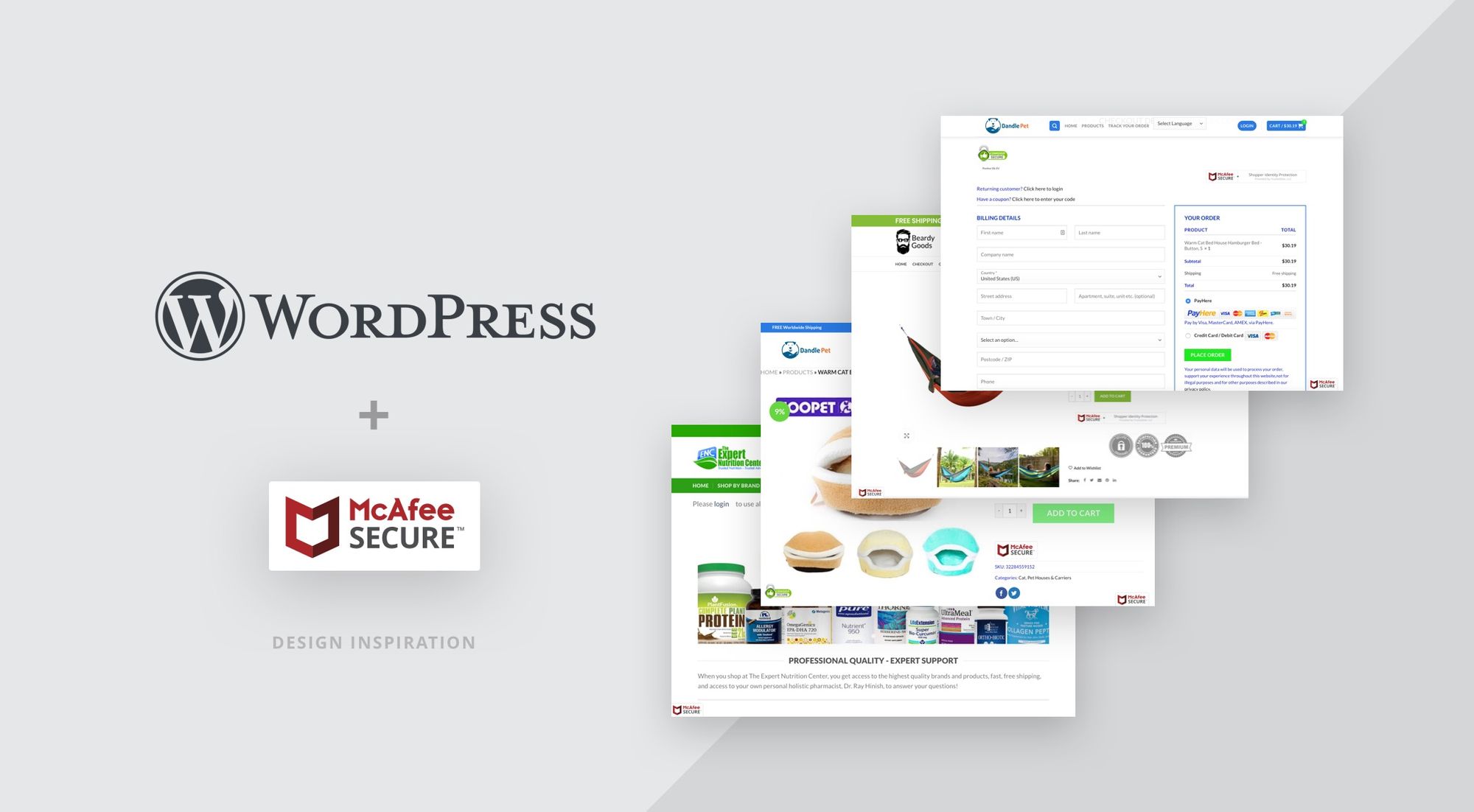 How WordPress sites use the McAfee SECURE trustmark How WordPress sites use the McAfee SECURE trustmark